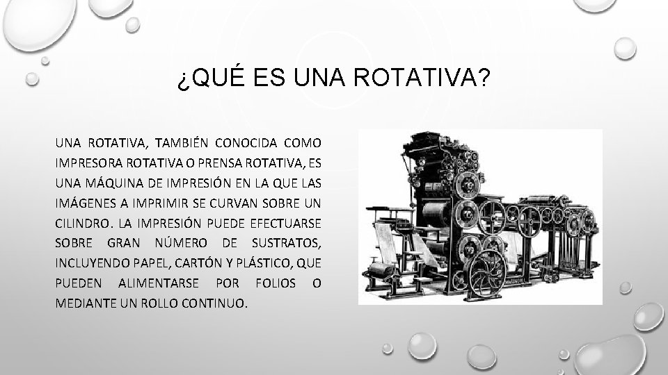 LA APARICIN DE LA ROTATIVA POR A MARESAH