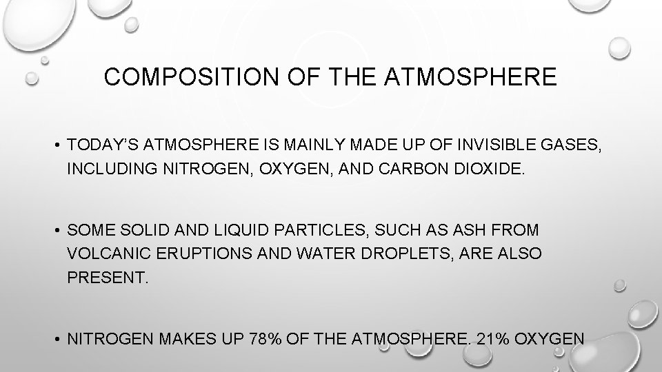 DESCRIBING EARTHS ATMOSPHERE CHAPTER 12 LESSON 1 IMPORTANCE
