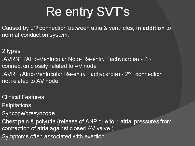 Arrhythmias By Sasha Darwazeh FY 1 Types of
