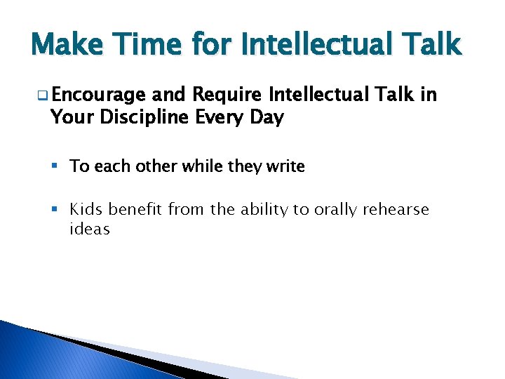 Carolina Literacy Institute A Disciplinary Literacies Framework for