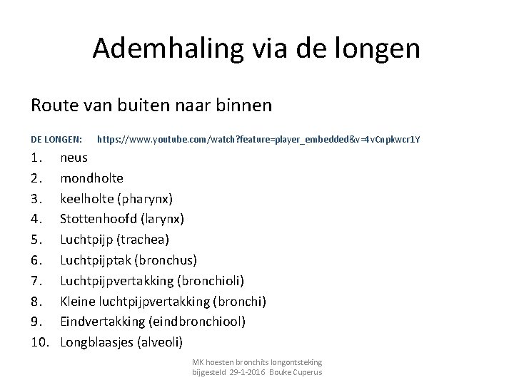 Hoesten Bronchitis en Pneunomie MK hoesten bronchits longontsteking