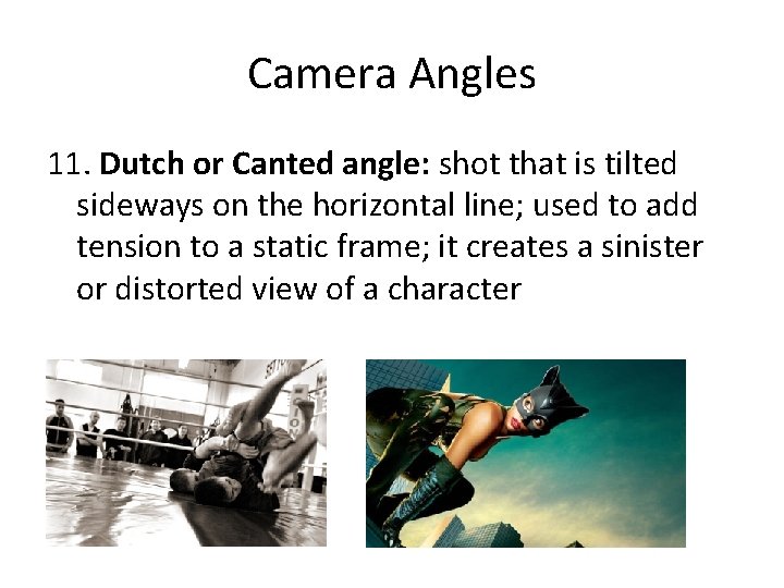 Film Terminology FramingShots 1 Long Shot a shot