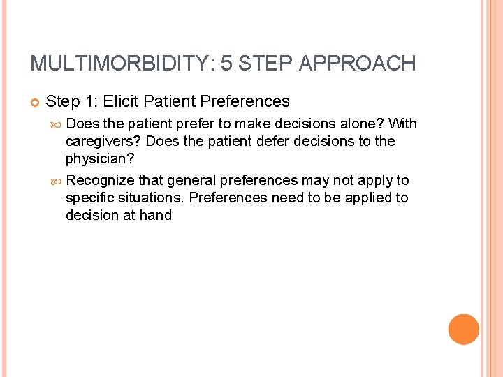 MULTIMORBIDITY THE MOST COMMON CHRONIC CONDITION Katherine Thompson