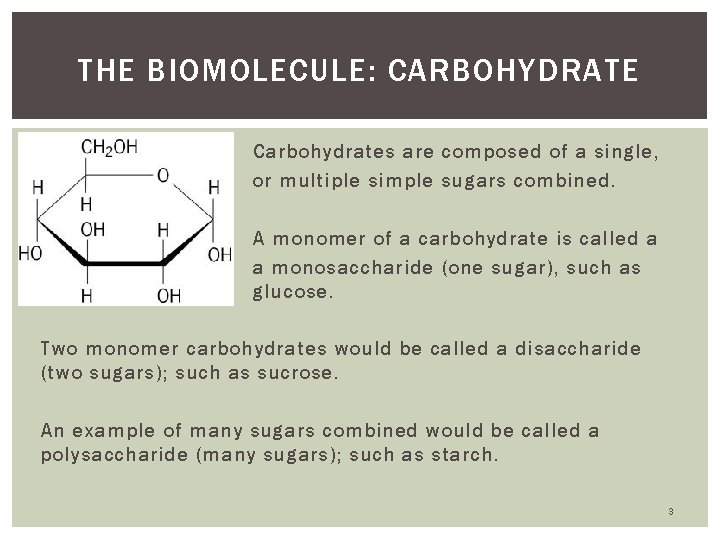 BIOMOLECULE REVIEW AND DEHYDRATION SYNTHESISHYDROLYSI S 1 WHAT