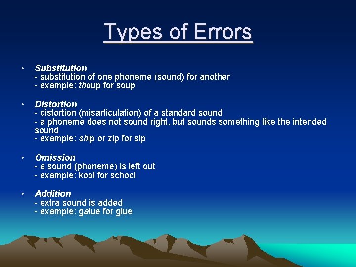 Phonetic Disorders By Tim Ferber Definition An inability