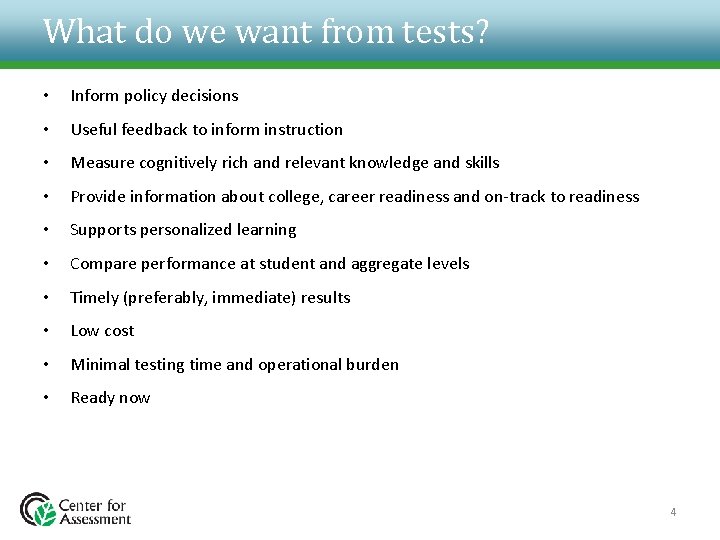 Comprehensive and Coherent Assessment Systems What problems are