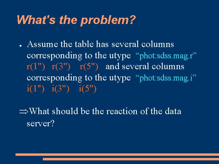 Is nonunicity of utypeucds a problem The problem