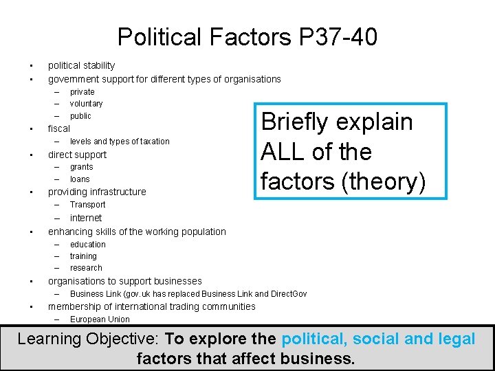 Political Social Legal Environment BTEC Business Assignment 4