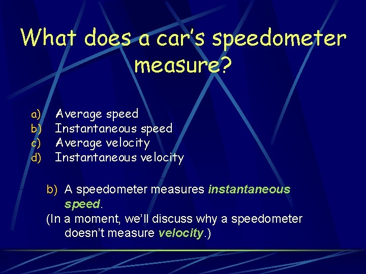Chapter 2 Describing Motion Lecture Power Point Copyright