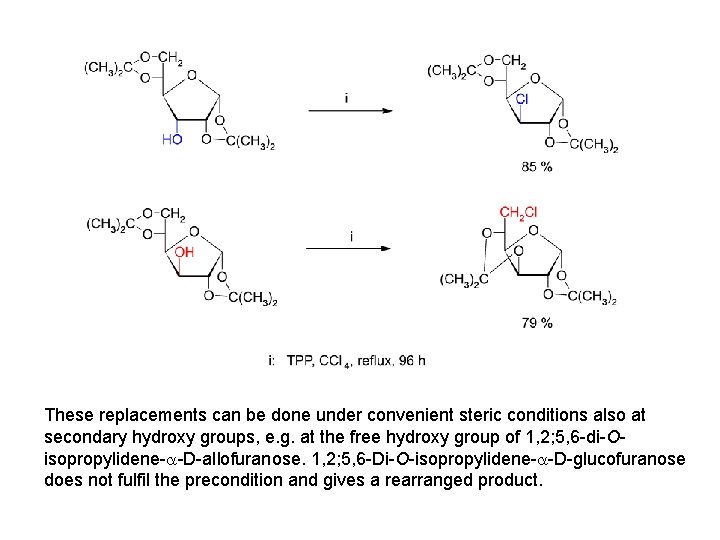 Selective substitution at the primary hydroxy group ethers