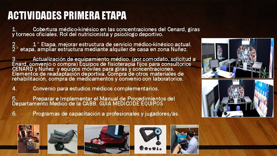 DEPARTAMENTO MEDICO CABB PROYECTO 2020 Dr Grippo Diego