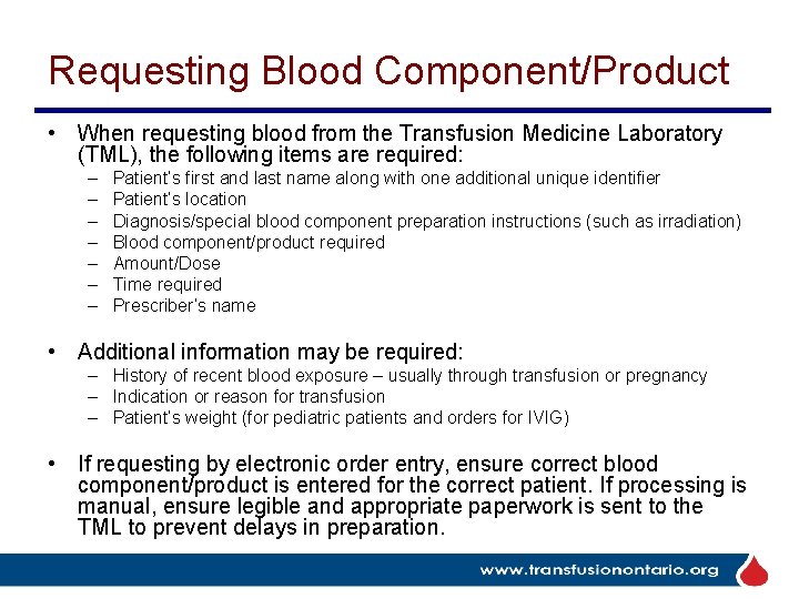 Bloody Easy Blood Administration Module 1 Transfusing the