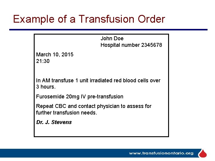 Bloody Easy Blood Administration Module 1 Transfusing the