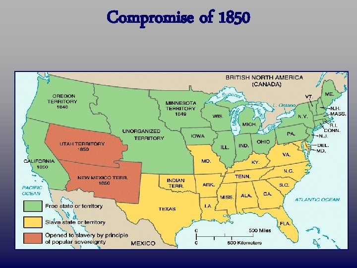 Road to the Civil War Sectional Issues 1850