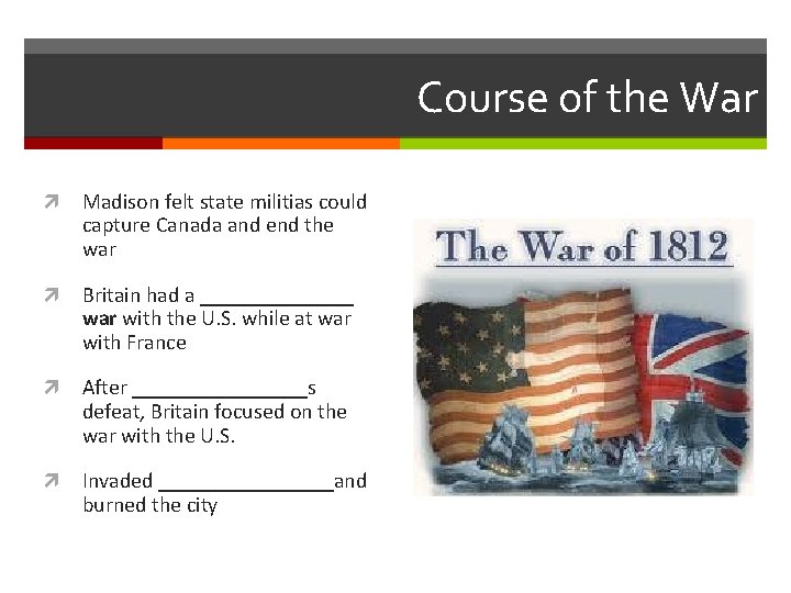 Growth of Our New Nation Chapter 3 Sections
