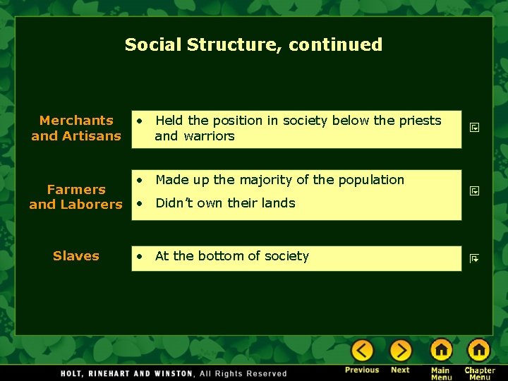 The Aztecs The Big Idea The strong Aztec