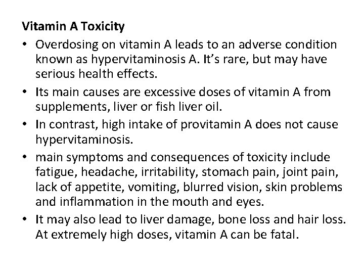 VITAMINS A L Physiology By Dr Mahadevi Dept