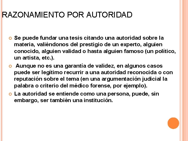 DISCURSO ARGUMENTATIVO MODOS DE RAZONAMIENTO Y FALACIAS ARGUMENTATIVAS