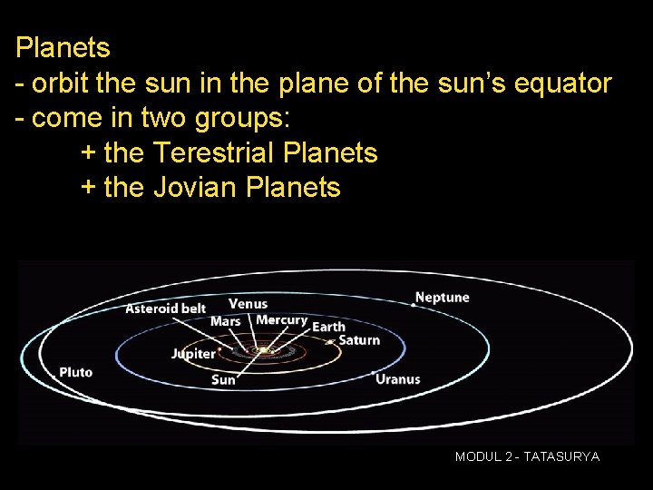 BUMI DALAM TATASURYA Matahari dan planetplanetnya Anatomi bumi