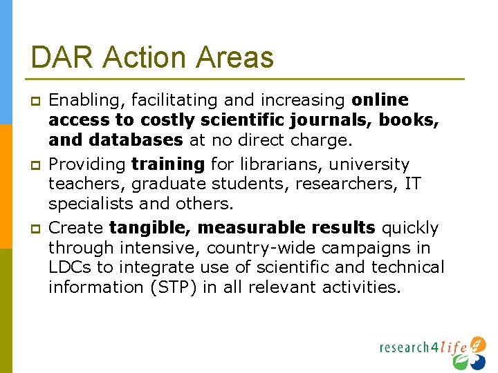 The United Nations Technology Bank for the Least