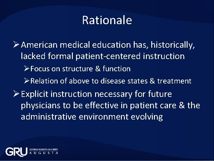 Preparing Learners for Change Teaching Patient and Family
