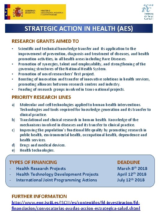 STRATEGIC ACTION IN HEALTH AES RESEARCH GRANTS AIMED