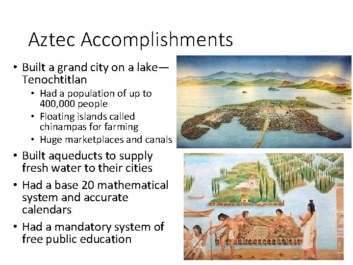 The Aztec Aztec Origins The Aztec Empire was