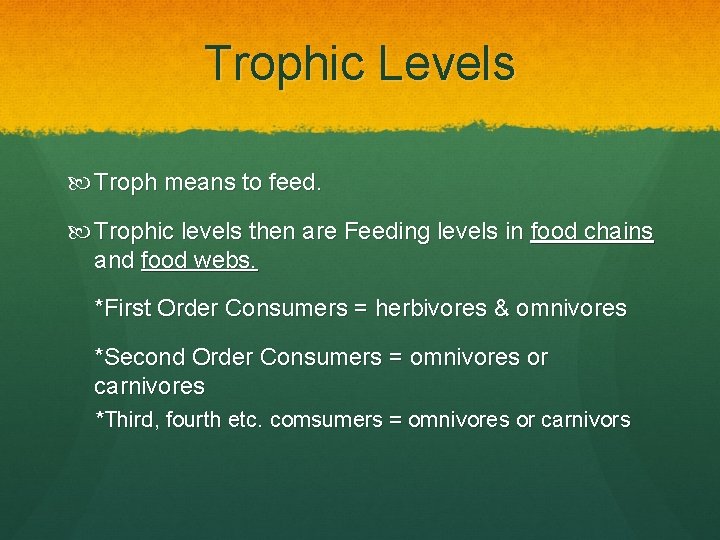 Energy Flow in the Biosphere Ecology Unit Chapter