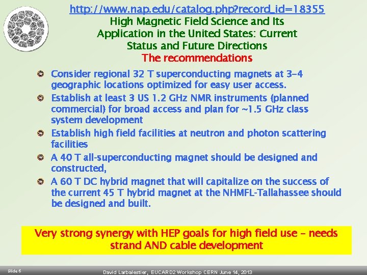 Bi2212 Conductor Technology in BSCCo Bismuth Strand Cable