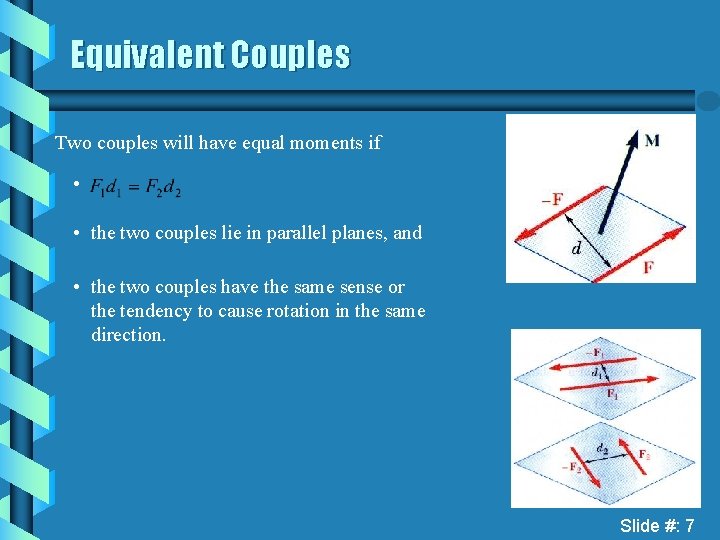 Chapter 3 Rigid Bodies Equivalent Systems of Forces
