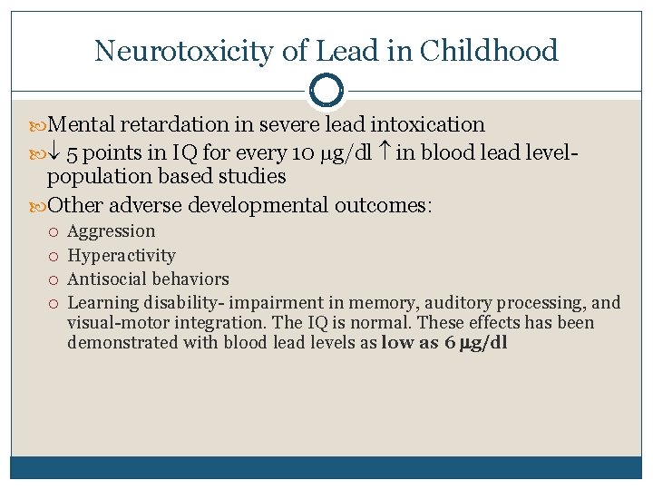 Heavy Metal Toxicity PATHOPHYSIOLOGY UNIT 2 FACTORS OF