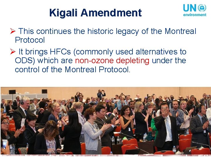 Climate cobenefits of the ODS phaseout Ezra Clark