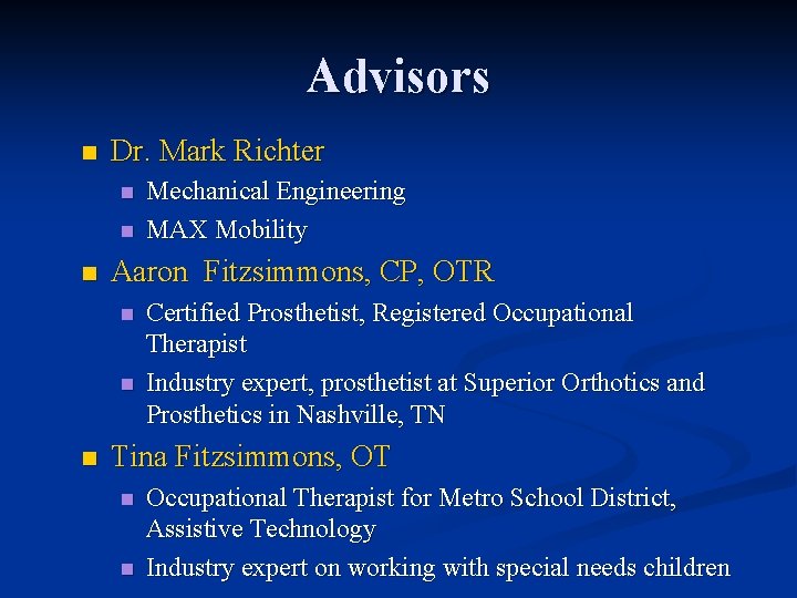 Rehabilitation Engineering Group 13 Project MATT Oral Presentation