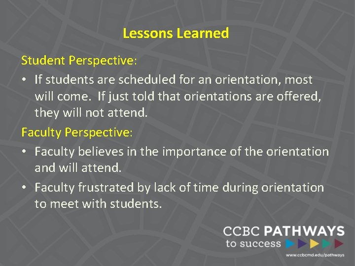 Pathways Get On the Right Track to Student