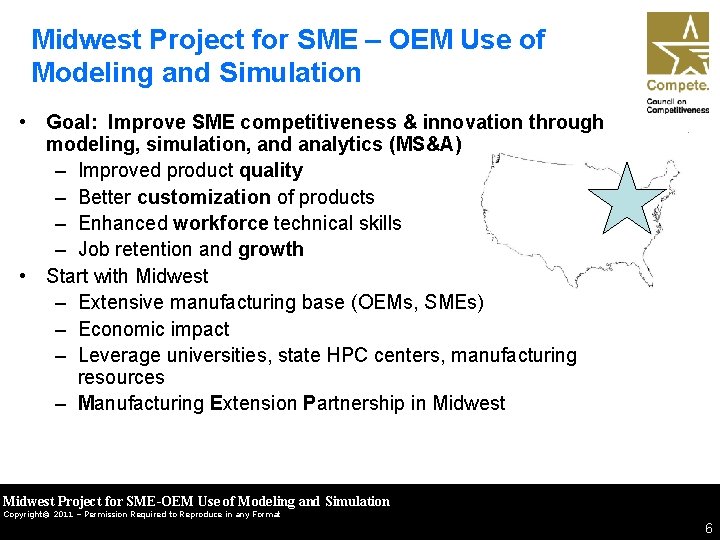 Midwest Project for SME OEM Use of Modeling