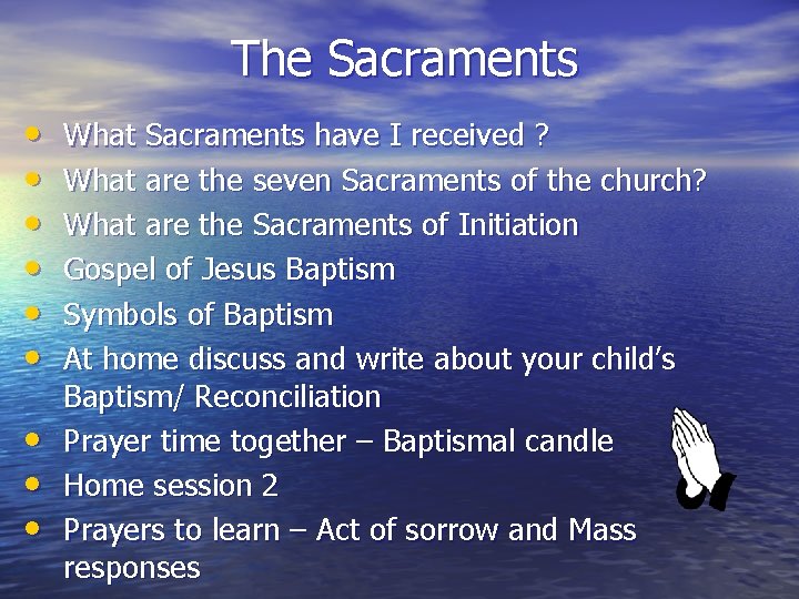 Christ The King Primary School Sacrament of Eucharist