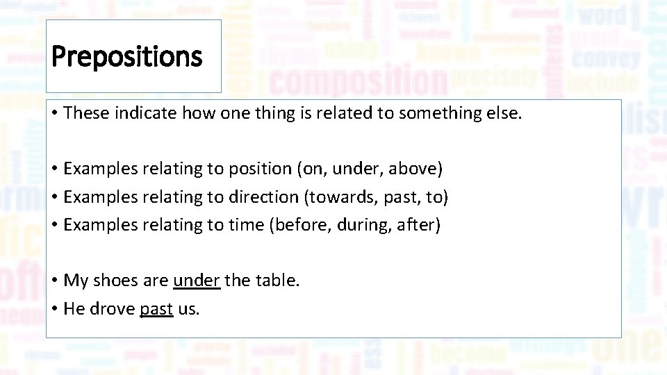 Verbs Va Va voom gives speedaction Many verbs