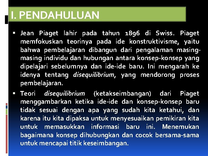 Teori Perkembangan Kognitif Jean Piaget dalam Pendidikan Matematika
