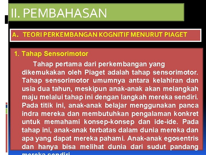 Teori Perkembangan Kognitif Jean Piaget dalam Pendidikan Matematika