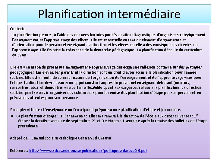 La planification MarieJacquard Handy Planifier Organiser les RAG