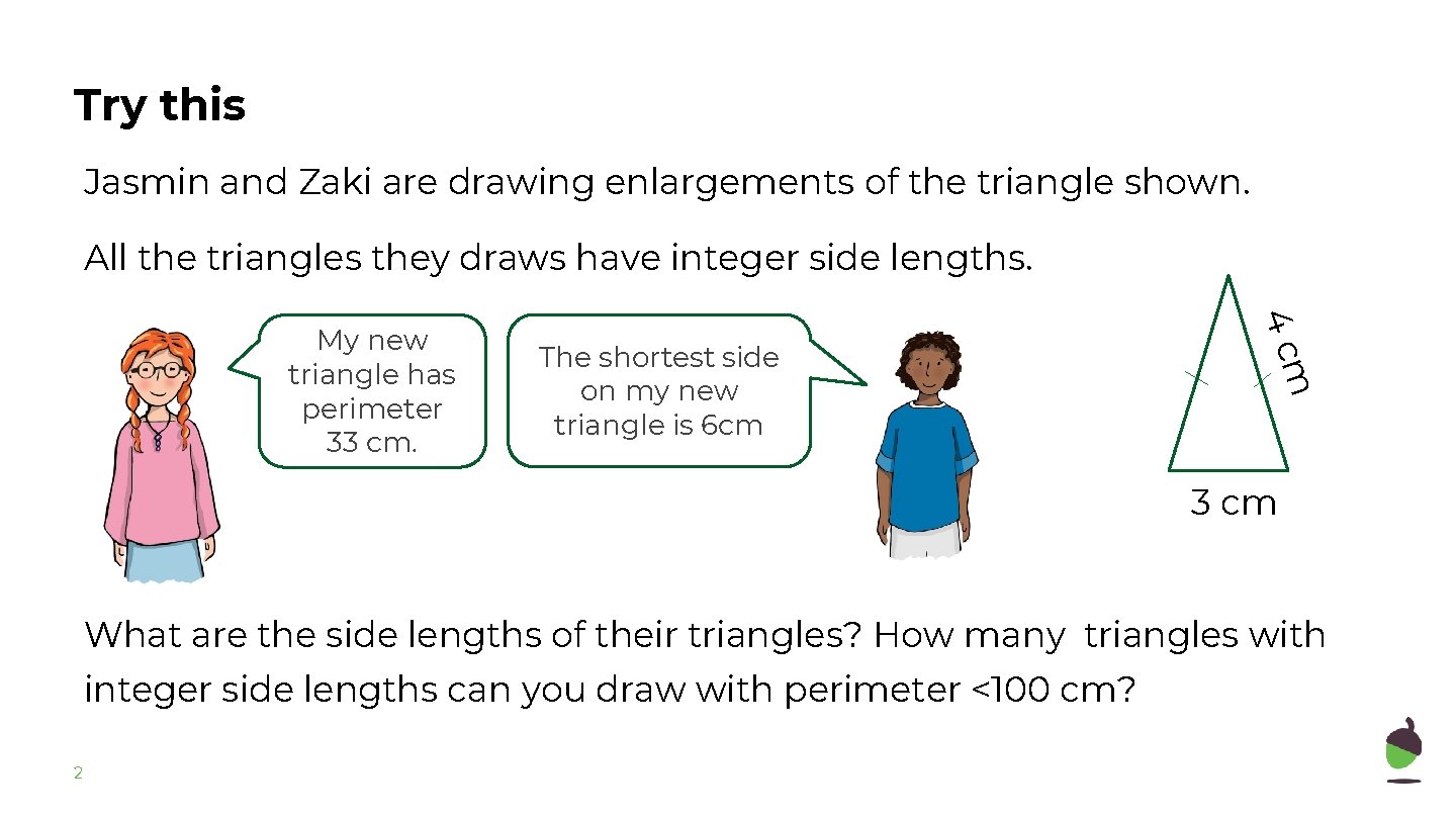 Mathematics Enlargement Lesson 2 of 4 Downloadable Resource