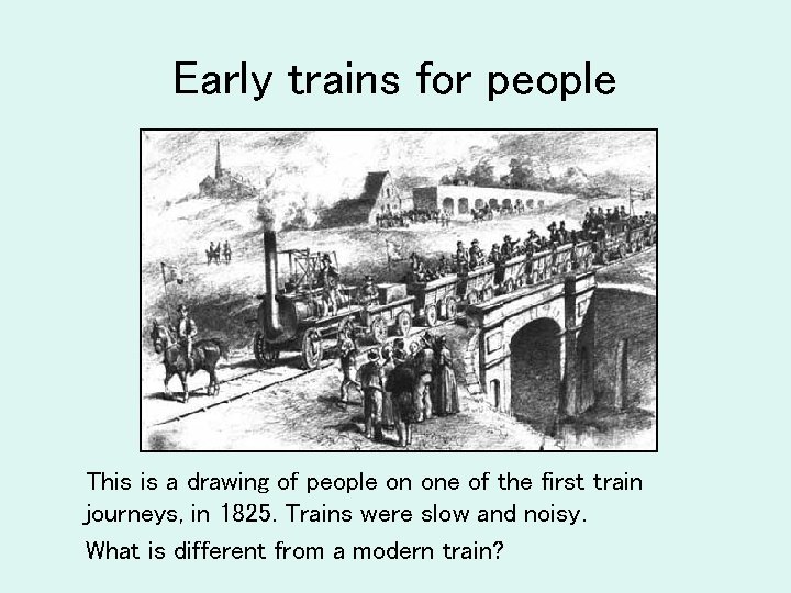 A Short History of Trains Before Trains Horses