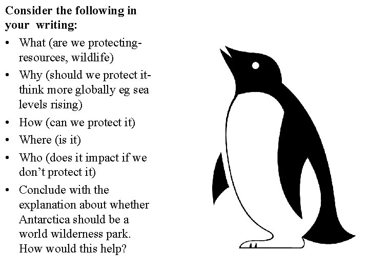 Antarctica Aims To describe the location of Antarctica