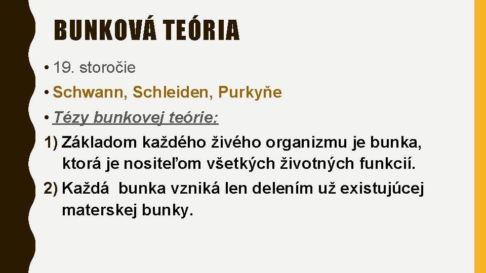 BUNKA CELLULA BUNKA zkladn stavebn a funkn jednotka