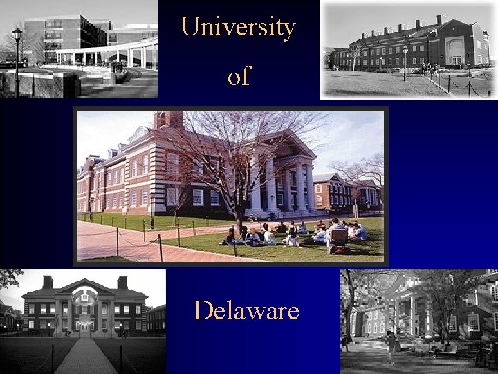 University of Delaware UD PROFILE OF UD STUDENTS
