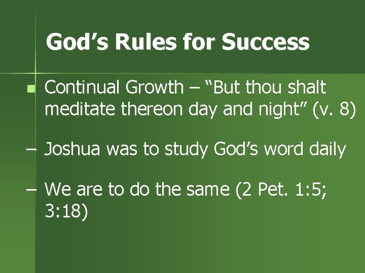 Be Strong Be Courageous Be Obedient Gods Rules