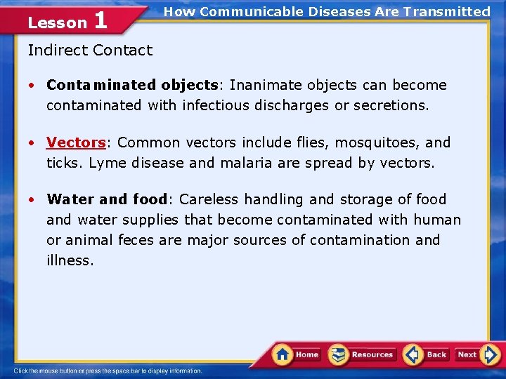 Lesson 1 What Are Communicable Diseases When was