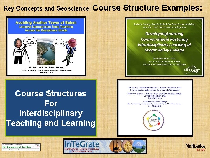 Action Plan Resources Intersections of geoscience and sustainability