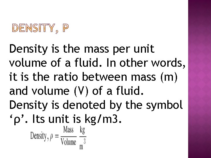 FLUID MECHANICS PROJECT BFC 10403 Topic Properties of