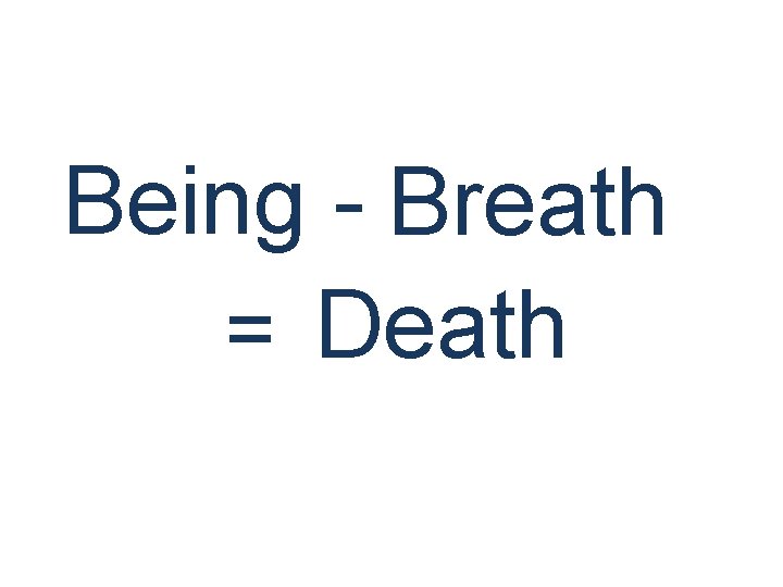 restoration return to reality What does it mean